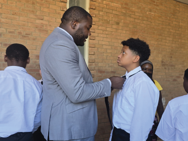 CCPSB's Annual Tie-Tying Ceremony Inspires Students to Suit Up for Success
